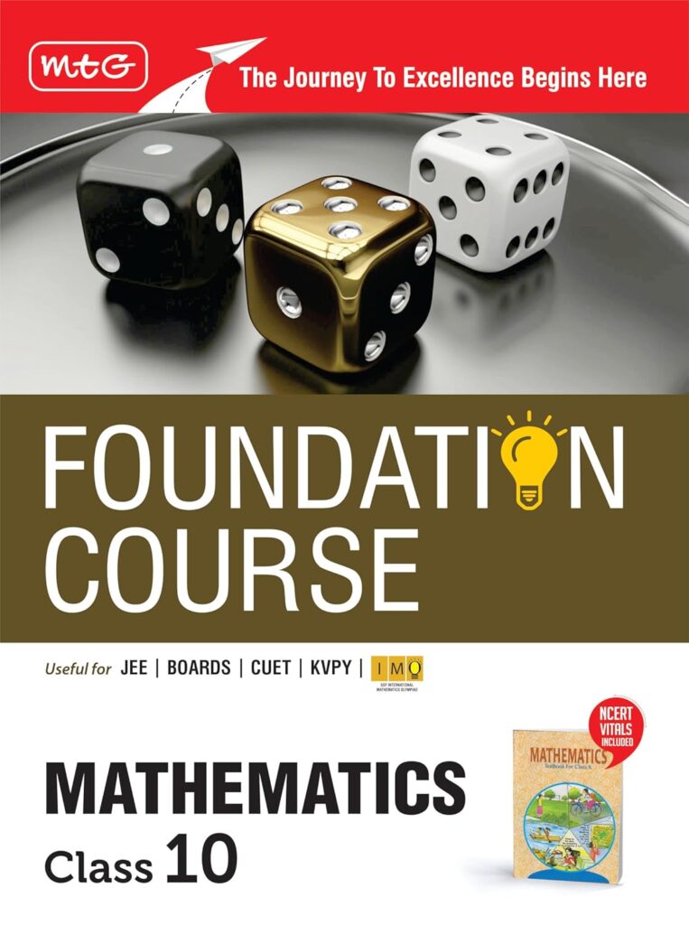 MTG Foundation Course Class 10 Mathematics Book (Edition 2026) For IIT ...